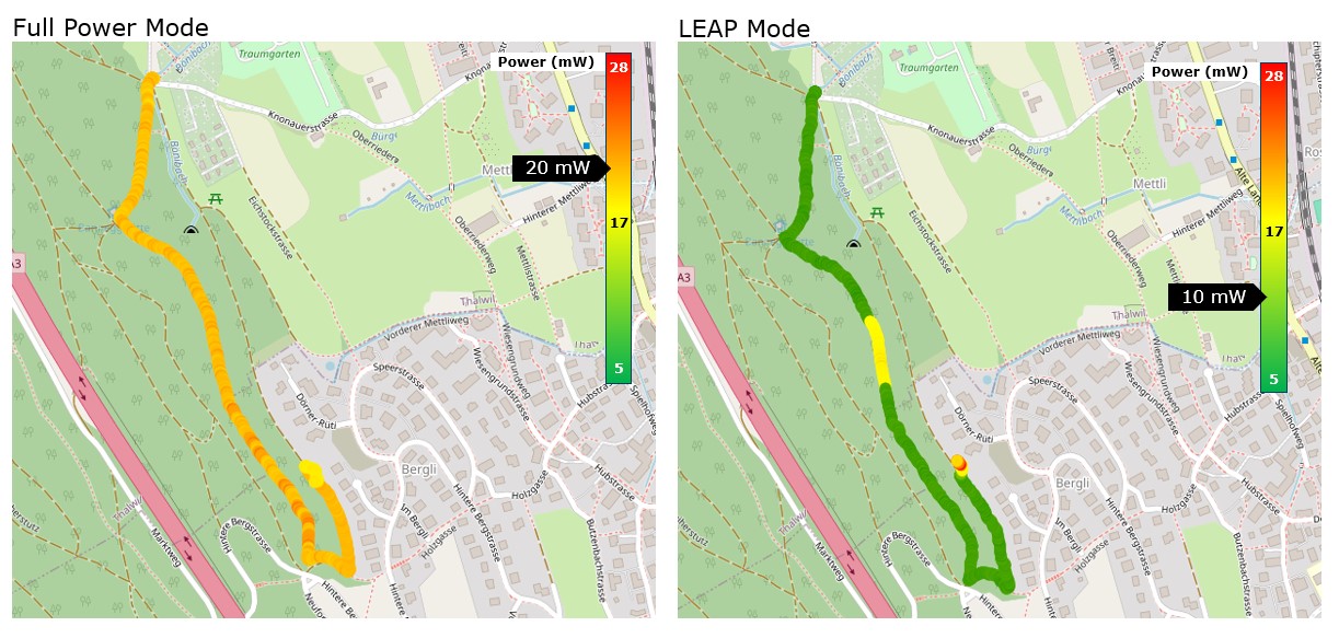 Maximize positioning accuracy and battery life with LEAP: Low